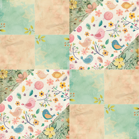 April 2025 Calendar Quilt Block Pattern – Pumpernickel Quilting