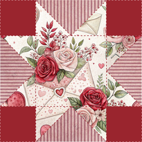 February 2025 Calendar Quilt Block Pattern – Pumpernickel Quilting